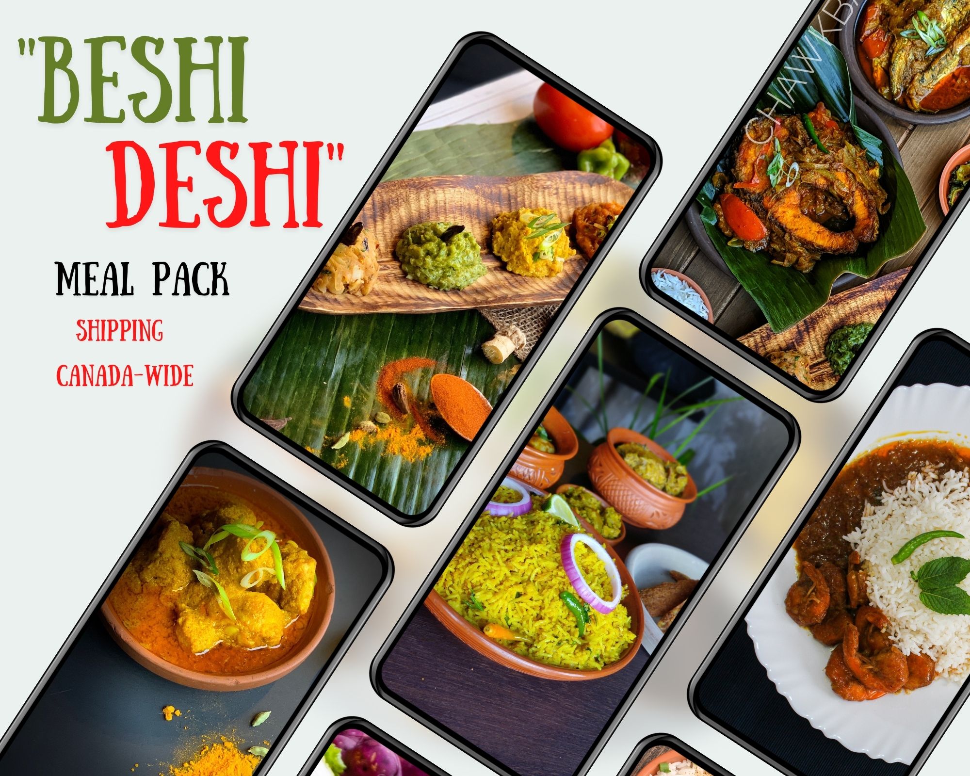 Beshi-Deshi Meal Pack - Canadawide | Chawk Bazar Catering